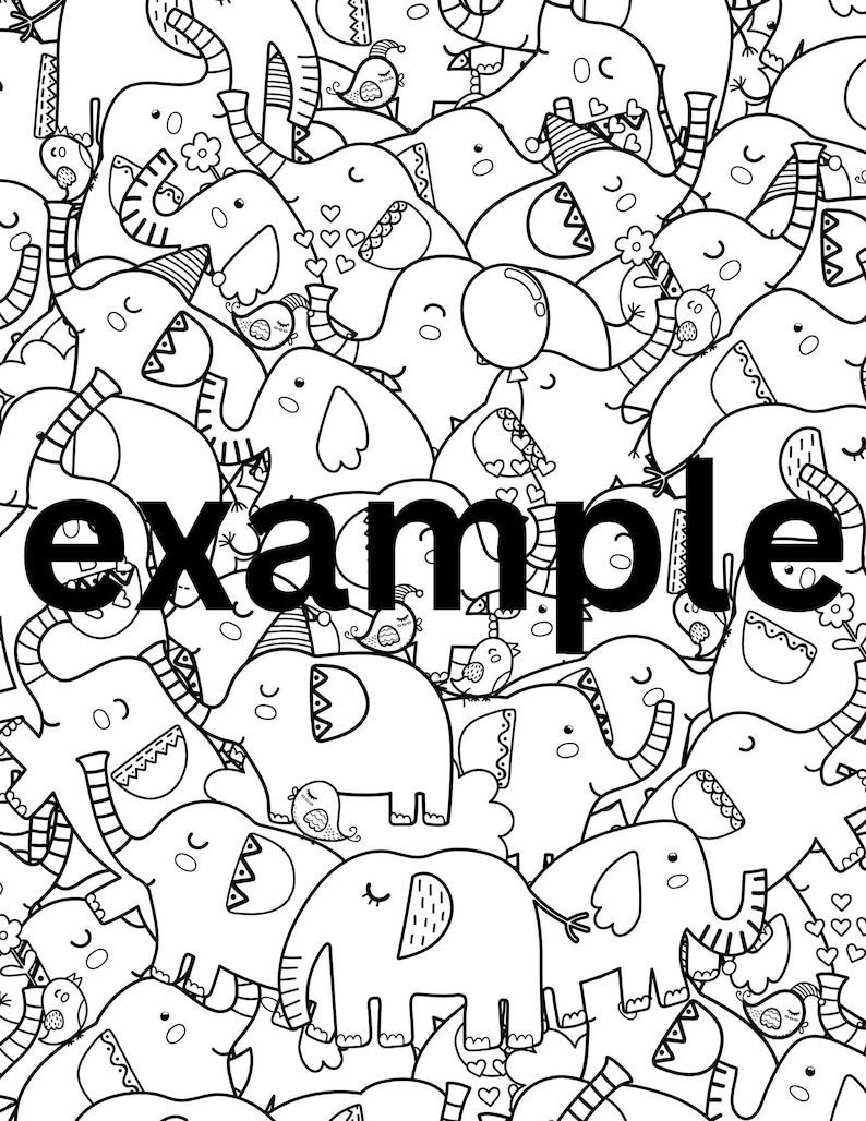 Doodles Pattern Coloring Book | 30 Seamless Pages for Adults Teens ...