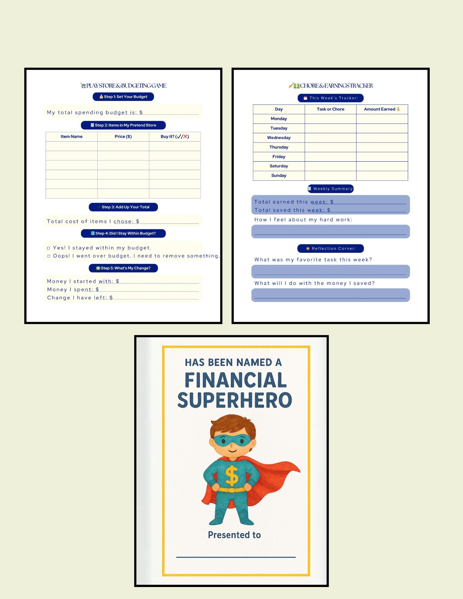 Kids Budgeting Workbook: Fun Money Learning Activities Ages 8 ...