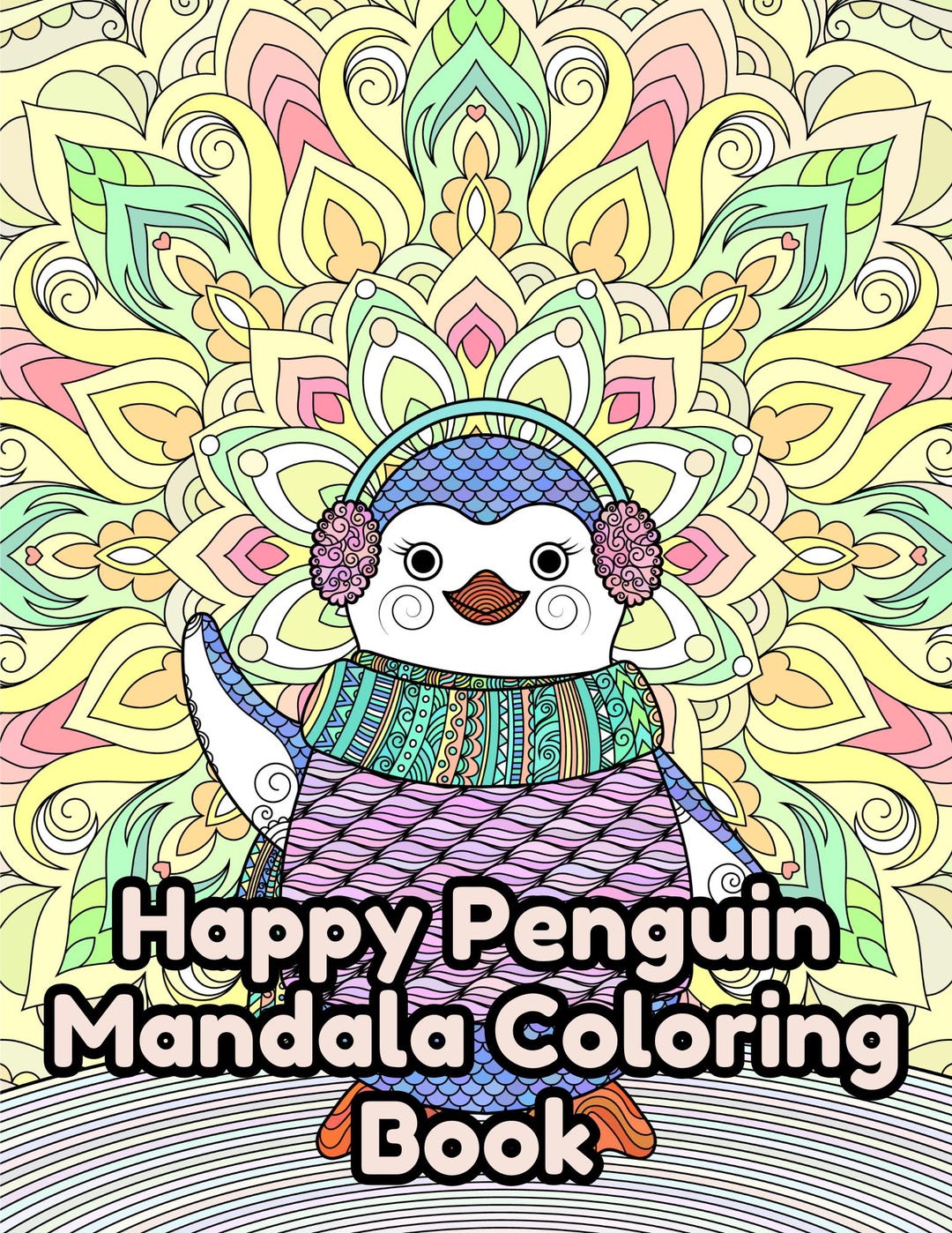 Penguin Mandala Animal Coloring Pages Mandala Coloring 34 Coloring Book ...