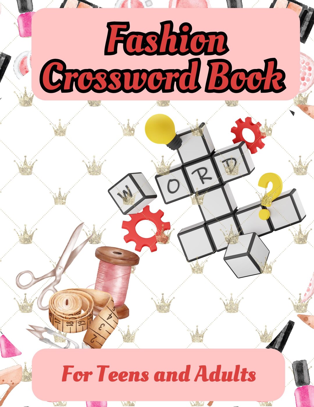 Printable Word Fill in Puzzle Pages for Teens and Adults, Fashion and ...