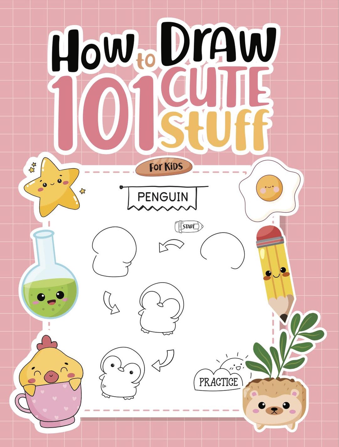 Printable How to Draw Cute Things Activity Book for Kids PDF (101 Pages ...