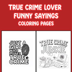 Cozy Crime Scenes Colouring Book Download Pdf - Etsy