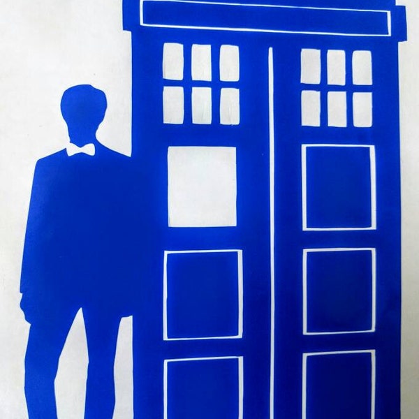 Tardis Wall Decal - Etsy