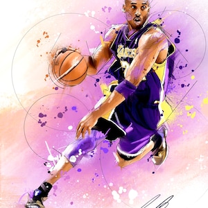 Kobe Bryant (limited Edition Print) - Etsy