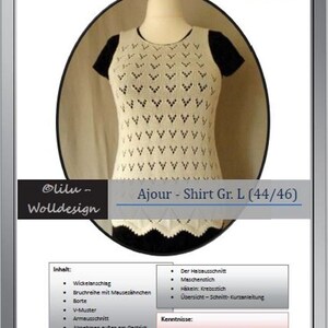 PDF Instructions for Knitting Pattern Ajour-top MS00401, Machine ...