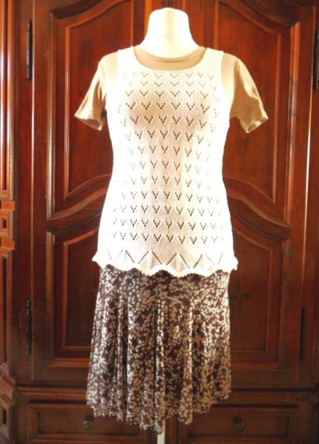 PDF Instructions for Knitting Pattern Ajour-top MS00401, Machine ...