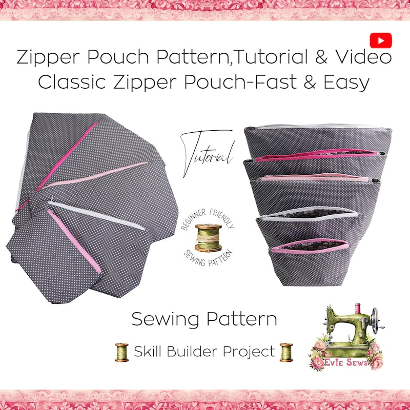 Large Vanity Bag Pattern - Etsy