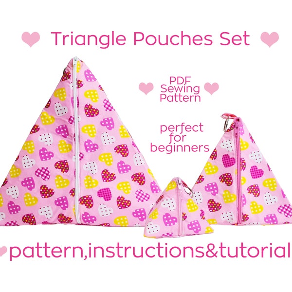 Triangle Pouch - Etsy