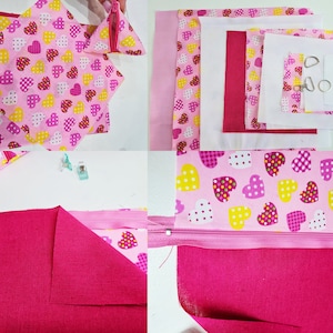 Triangle Pyramid Zipper Bag and Coin Purse PDF Sewing Pattern Set - Etsy