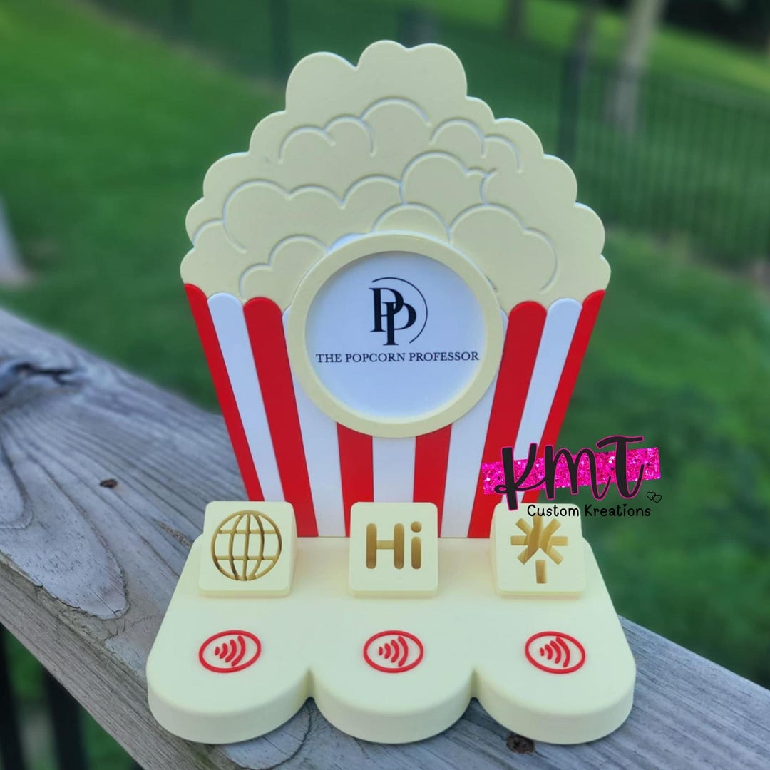 Popcorn Custom Personalize Tap to Pay, Tap to Join, Tap to Follow, No ...