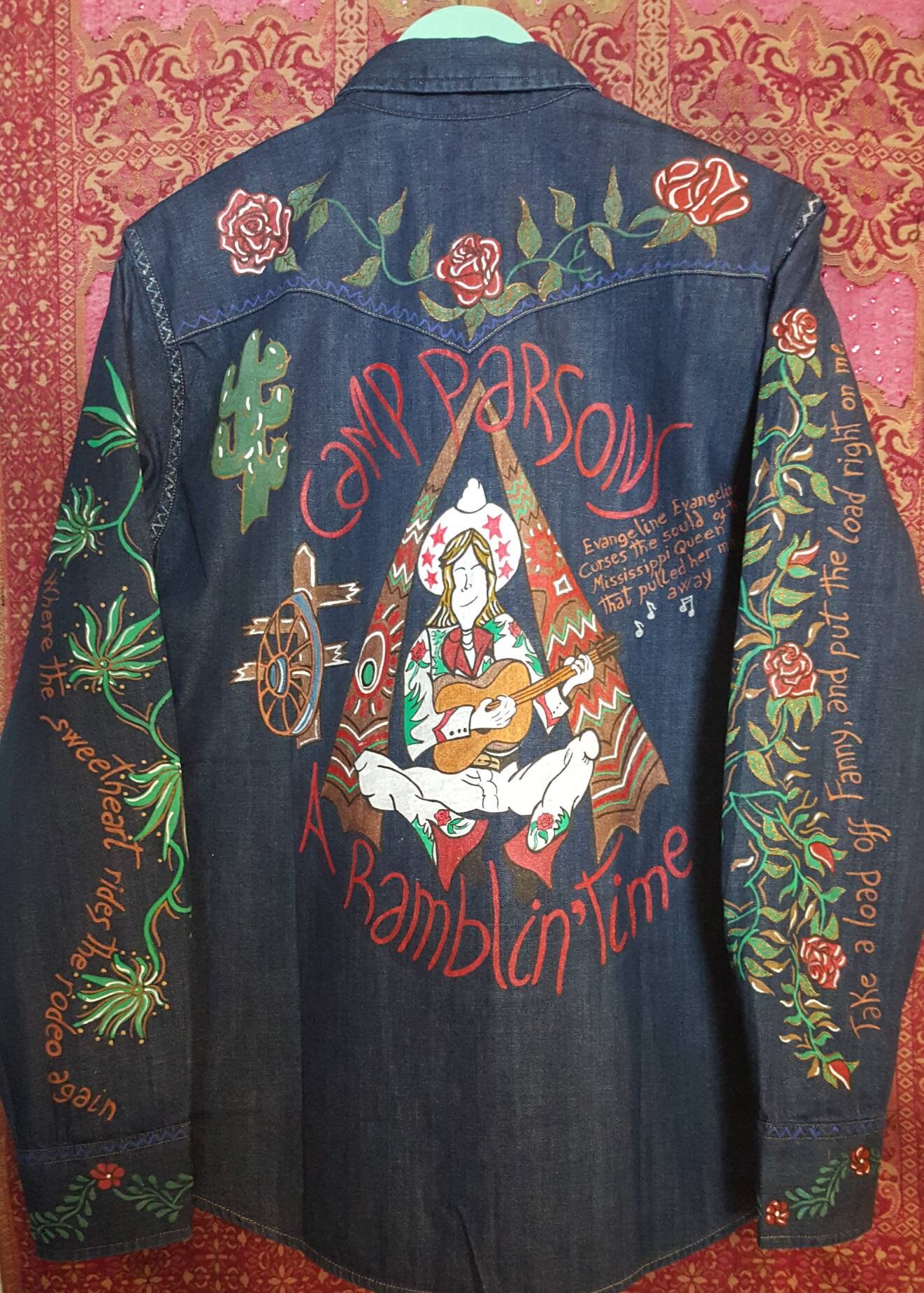 Gram Parsons Nudie Suit Cross