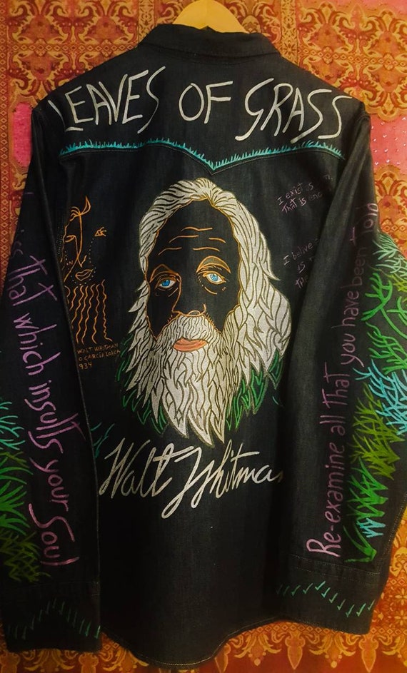 Nudie Suit Style. Walt Whitman Shirt | Etsy