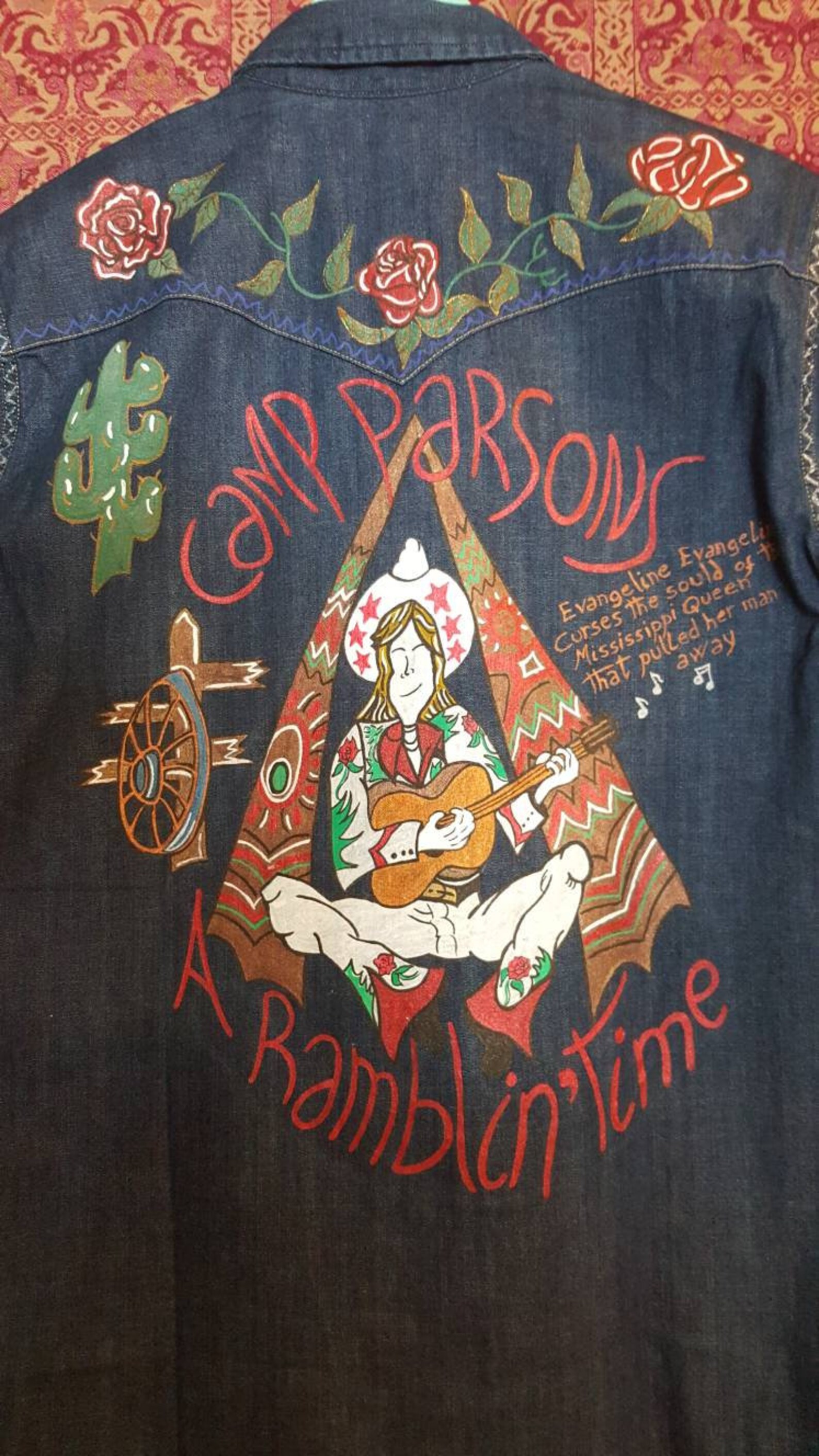 Nudie Suit Style. Gram Parsons Shirt. Country Shirt. - Etsy