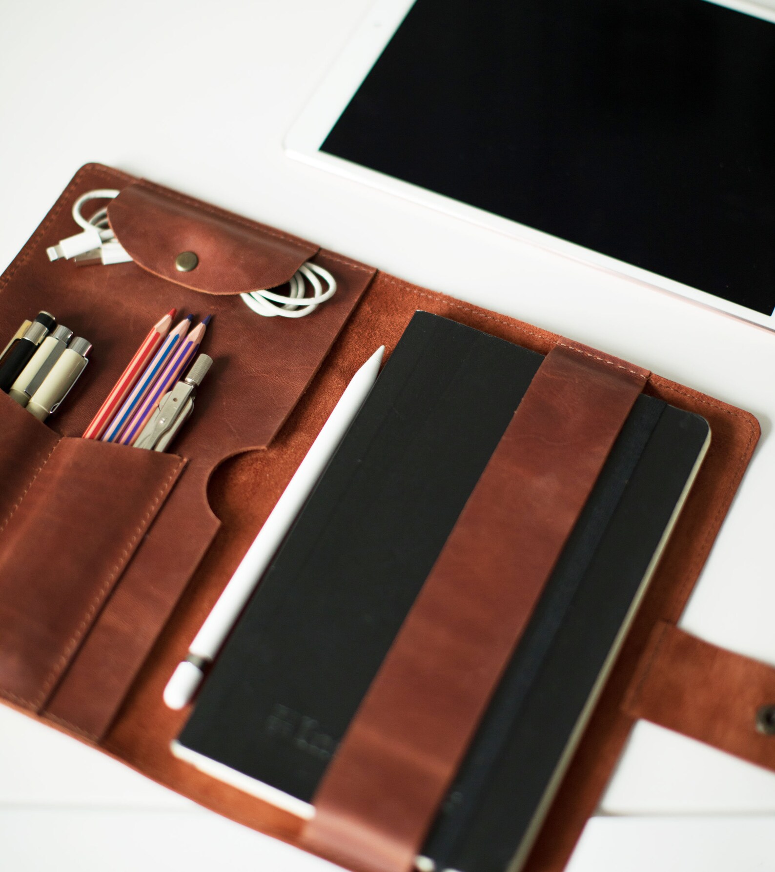 Personalized Notebook Cover A5 Leather Notebook Organizer - Etsy