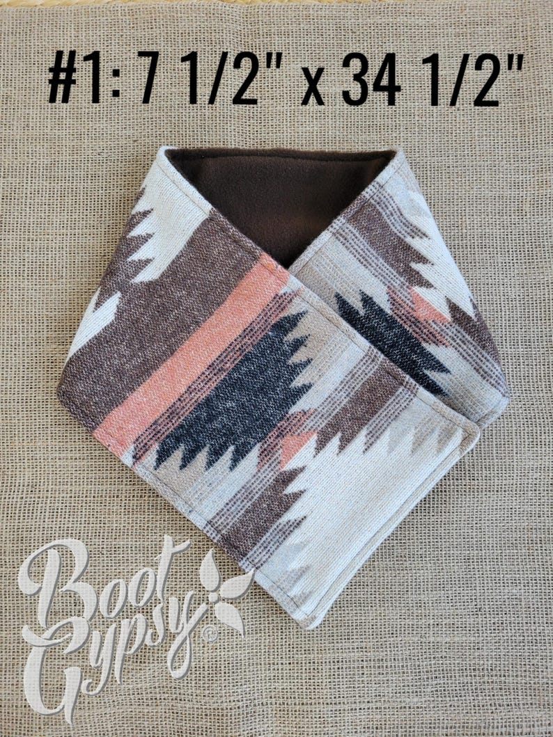 Southwestern Scarf Cowl | Neck Wrap | Cowboy Cowl | Cozy Wrap - Etsy