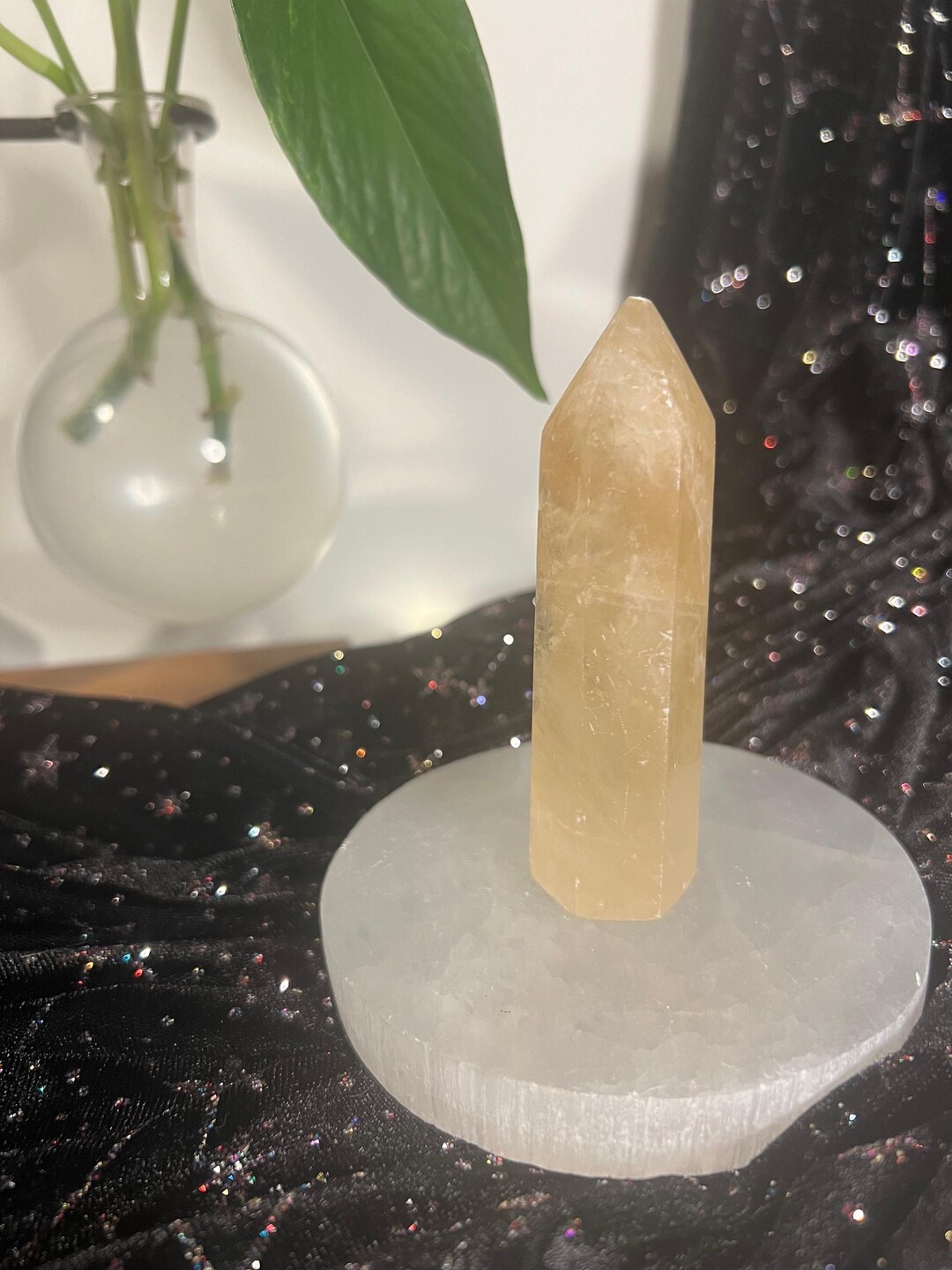 Honey Calcite Tower - Etsy