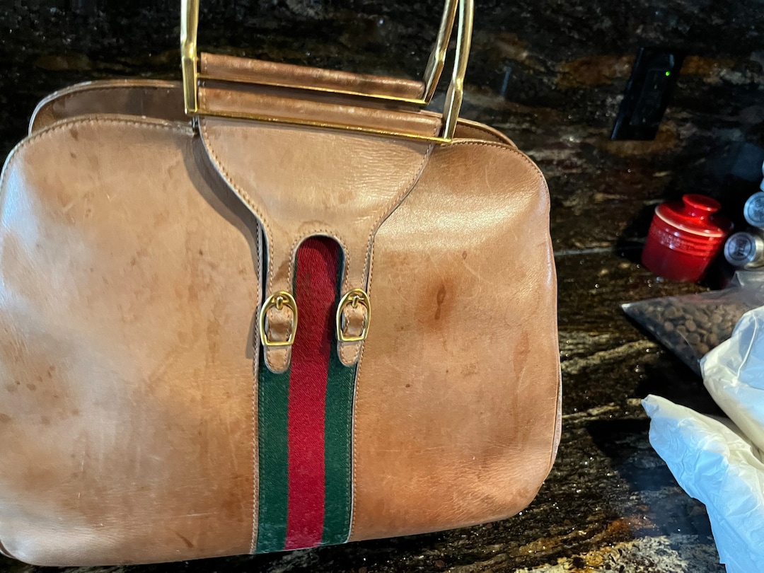Iconic Vintage Gucci Handbag - Etsy