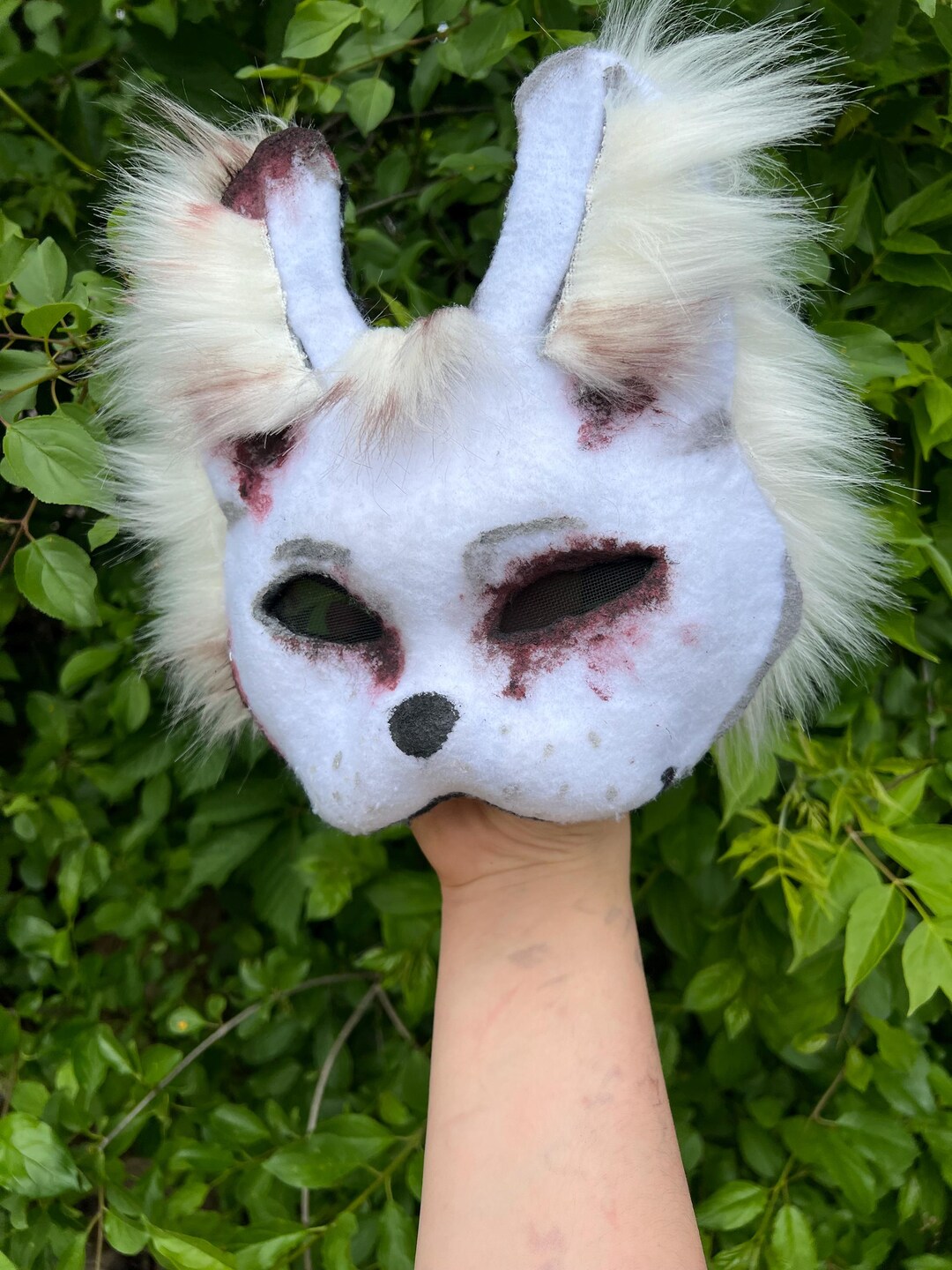 Gory Baby “arctic Fox” Therian Mask - Etsy