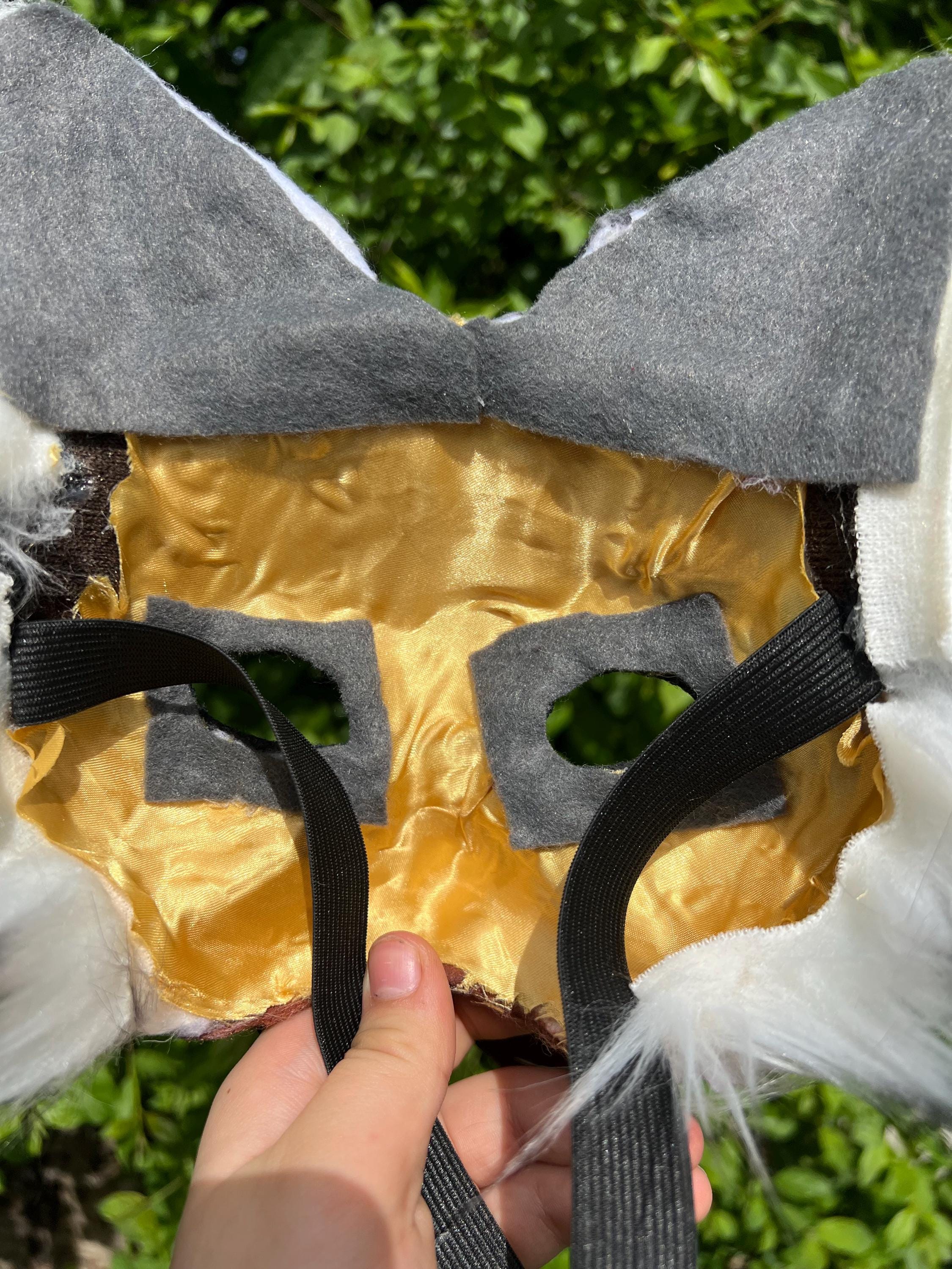 Therian “grey Wolf” Furry Mask - Etsy