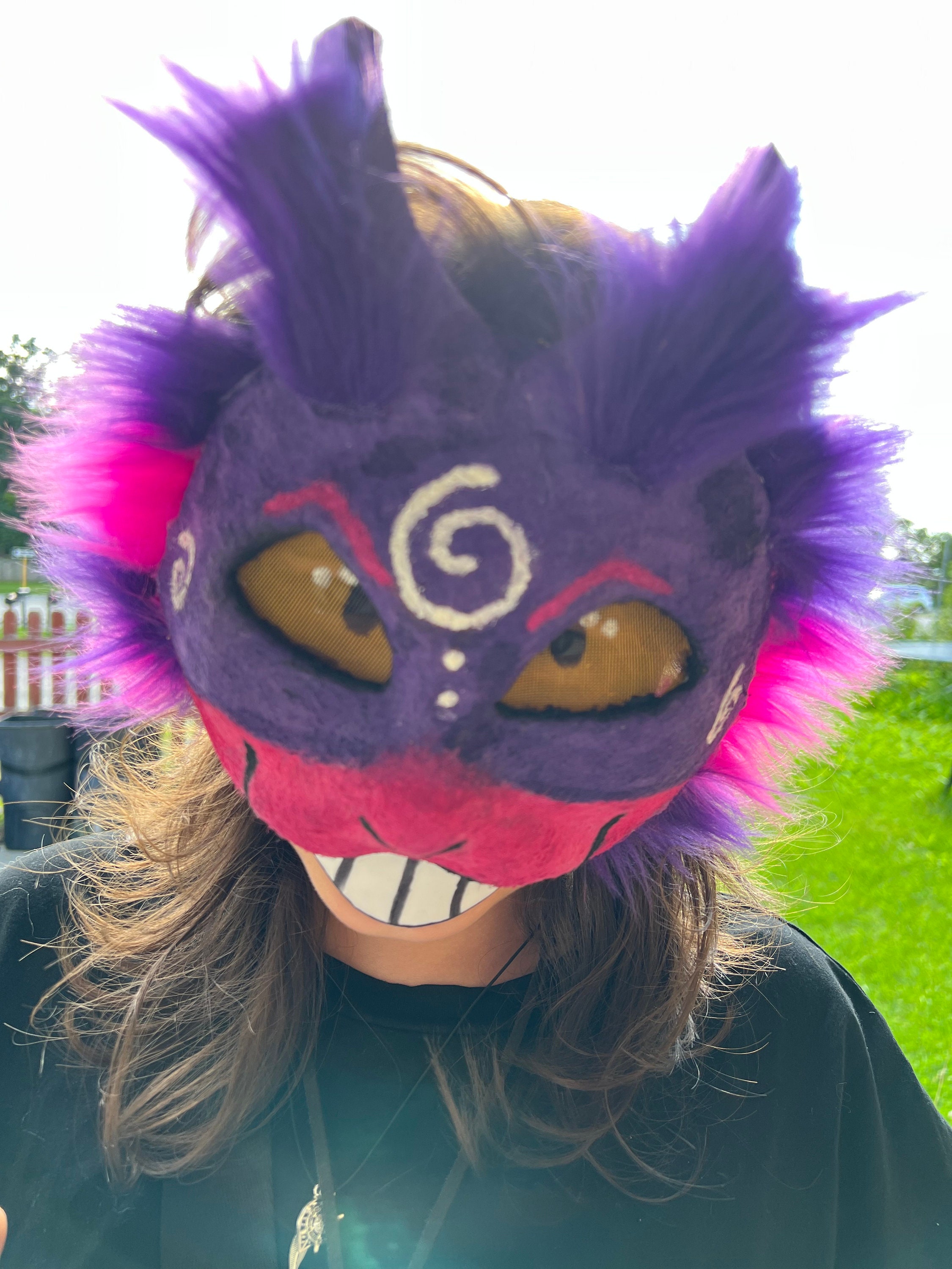 Whimsical Therian Cat Mask - Etsy
