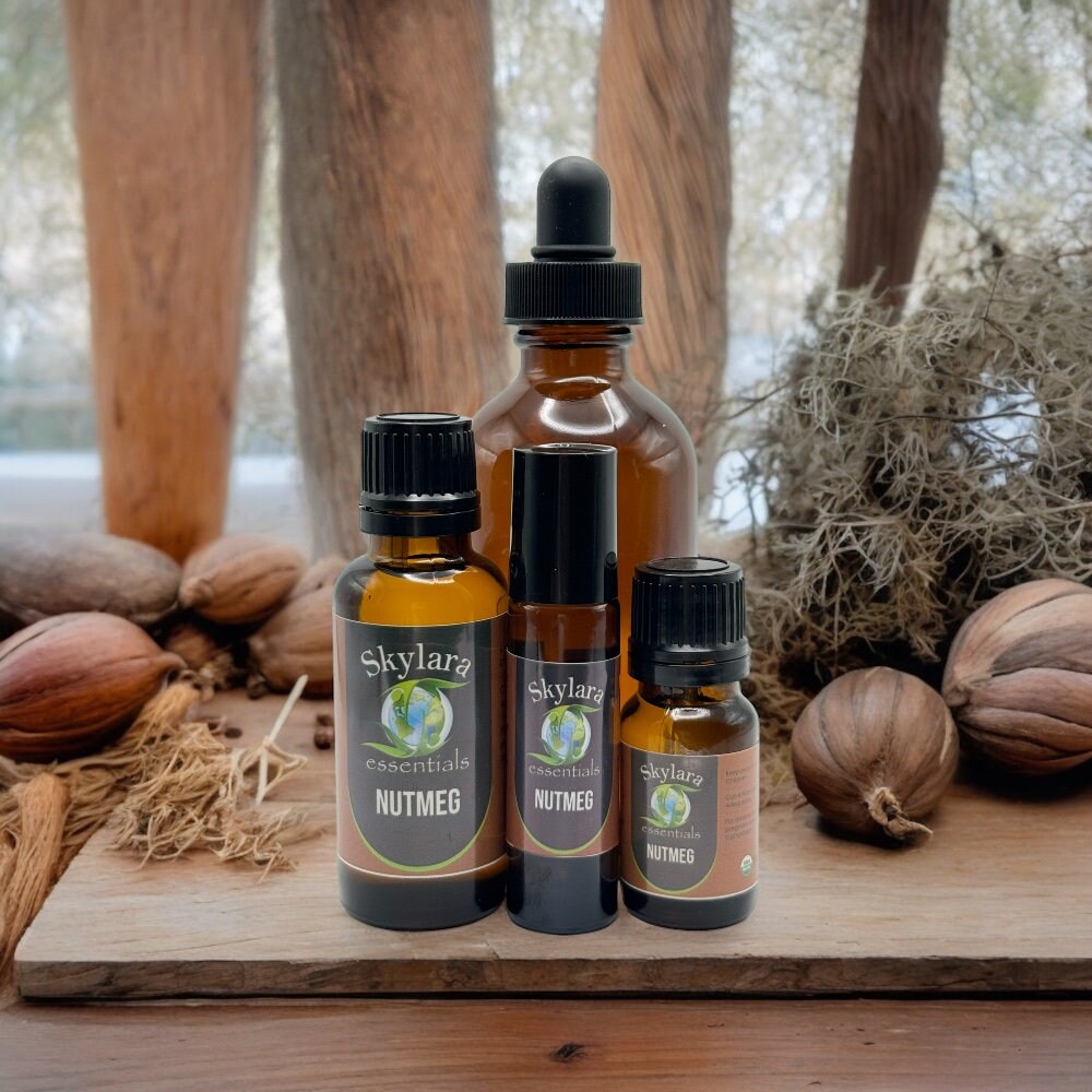 Organic Nutmeg Essential Oil Free Shipping Etsy