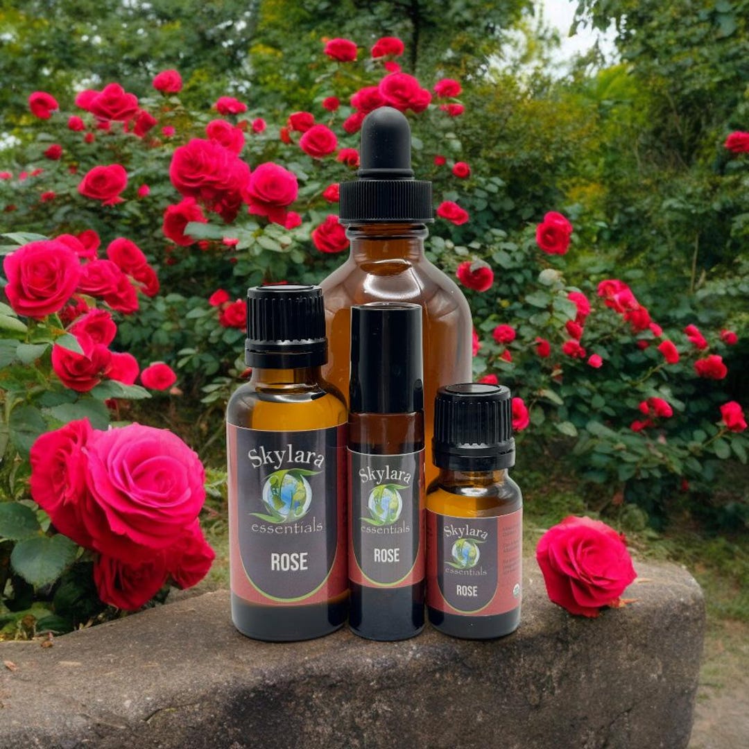 Rose Essential Oil – Steam-distilled, Floral Aroma - Etsy