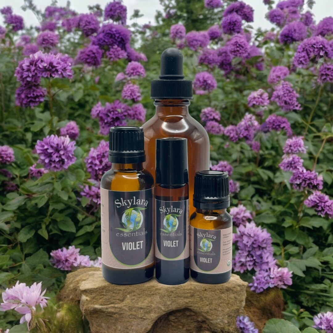 Organic Violet Essential Oil - Sweet Floral Aroma - Etsy