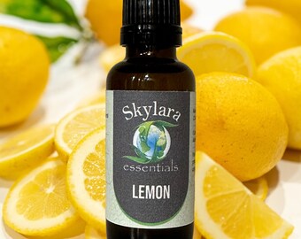 Pure Lemon Oil 5ml Grandma'shome 100% Organic Natural Therapeutic ...