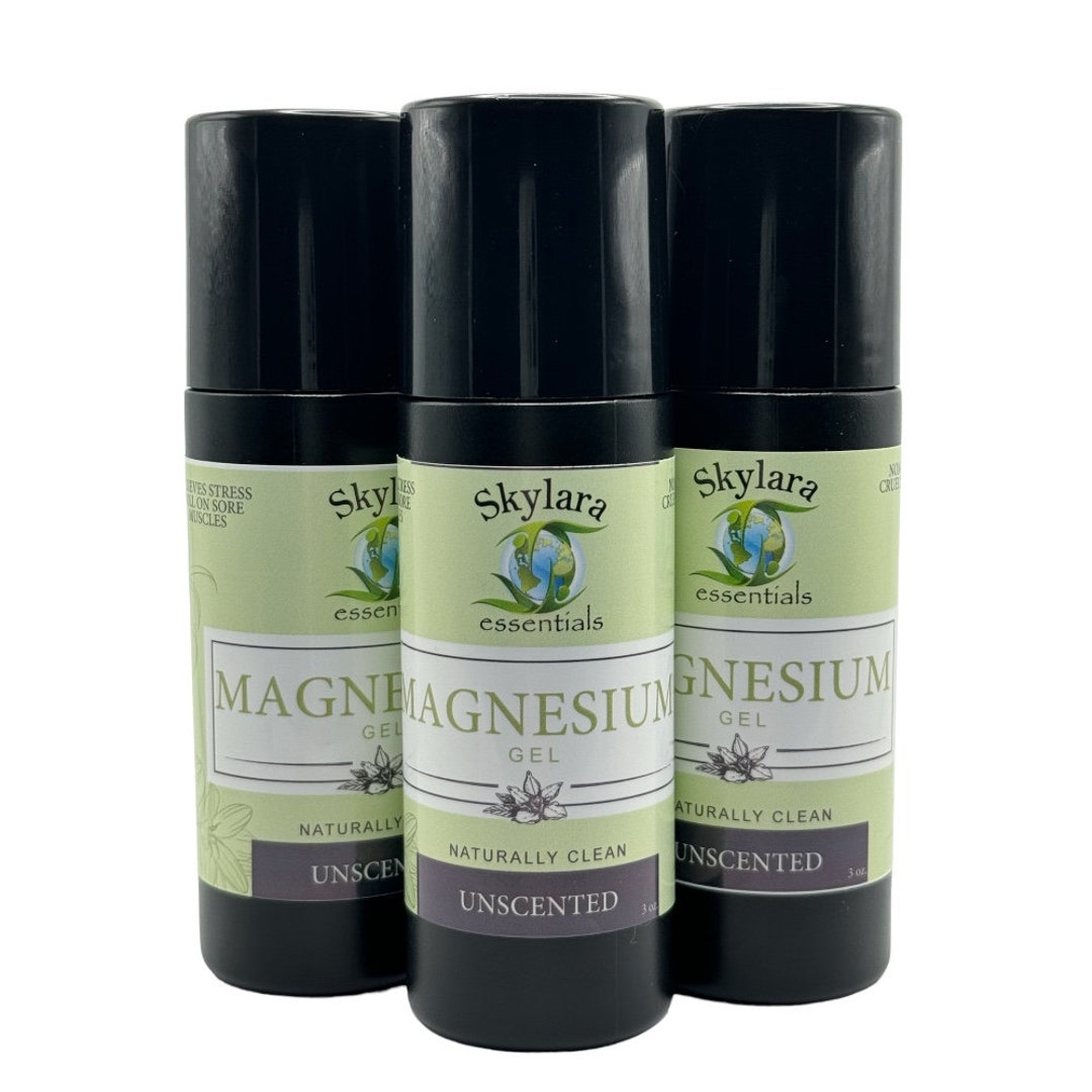 Roll-on Magnesium Gel - Targeted Relief in a Portable 3oz Bottle FREE ...