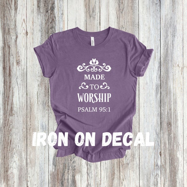 Scripture Iron on Transfer - Etsy