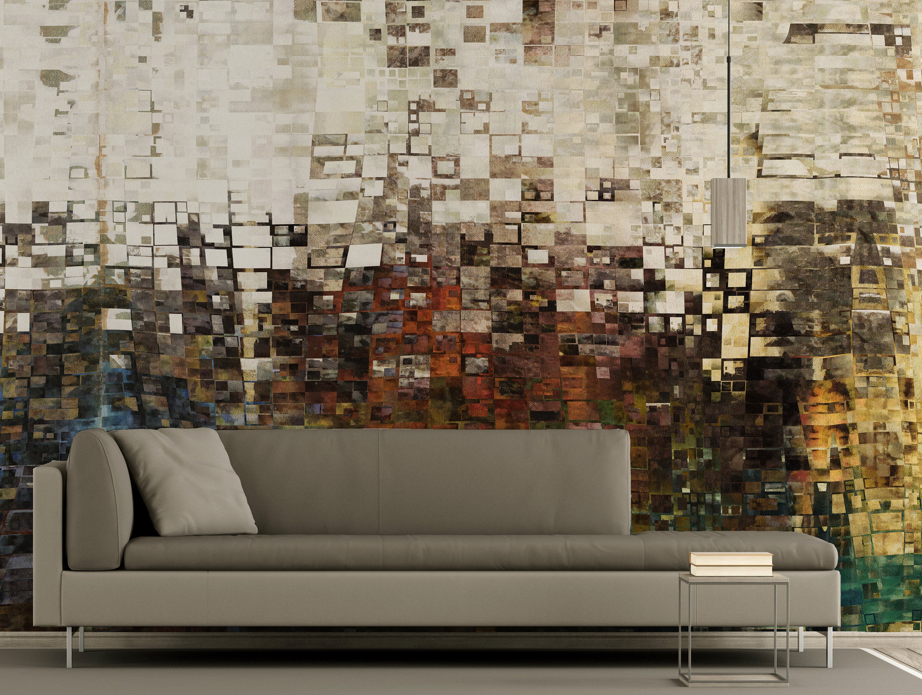 Abstract Repositionable Wallpaper, Peel & Stick Wallpaper, Abstract ...