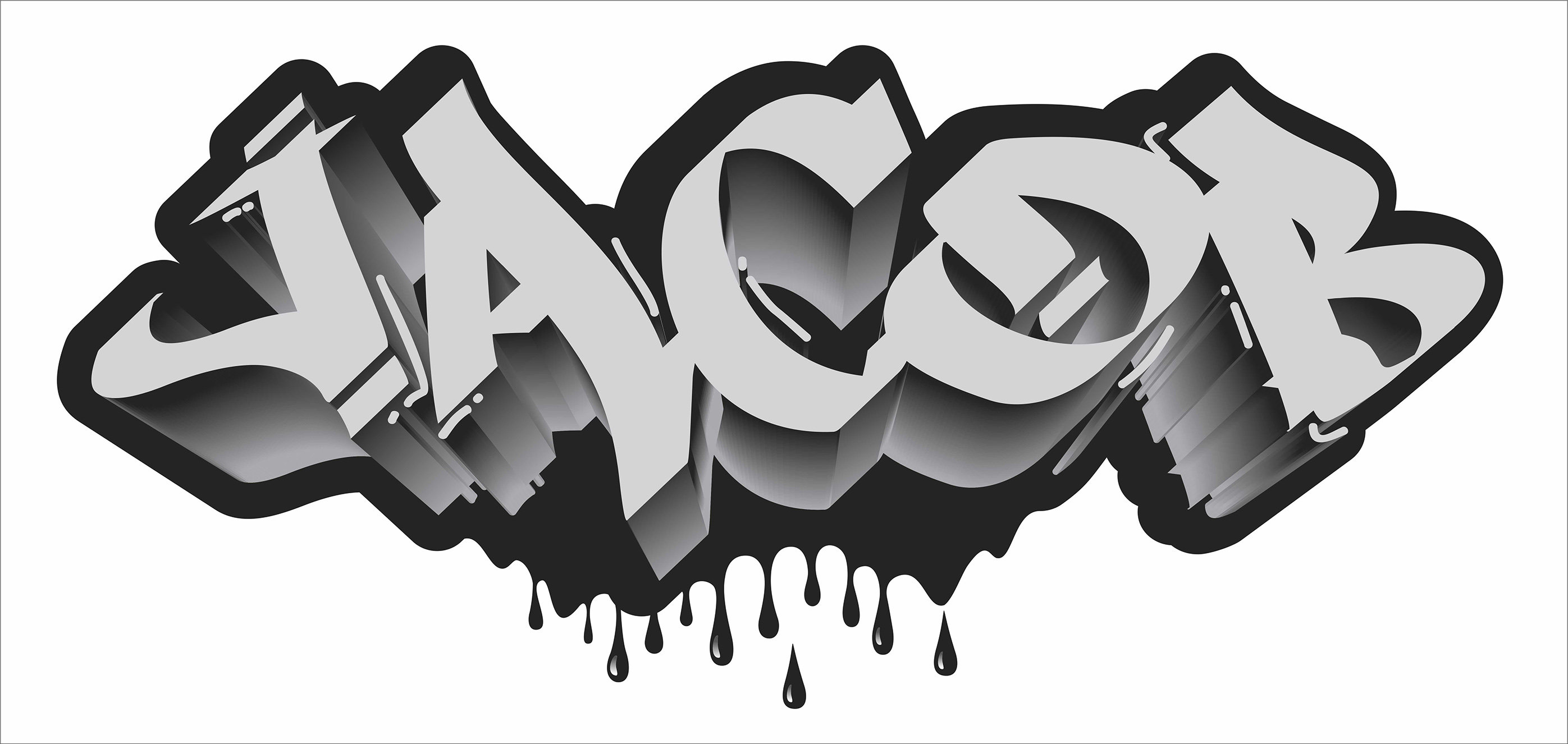 Jacob Name In Graffiti