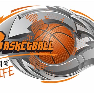 Original Digital Graffiti Art, Basketball Vinyl Wall Decal, Sports ...