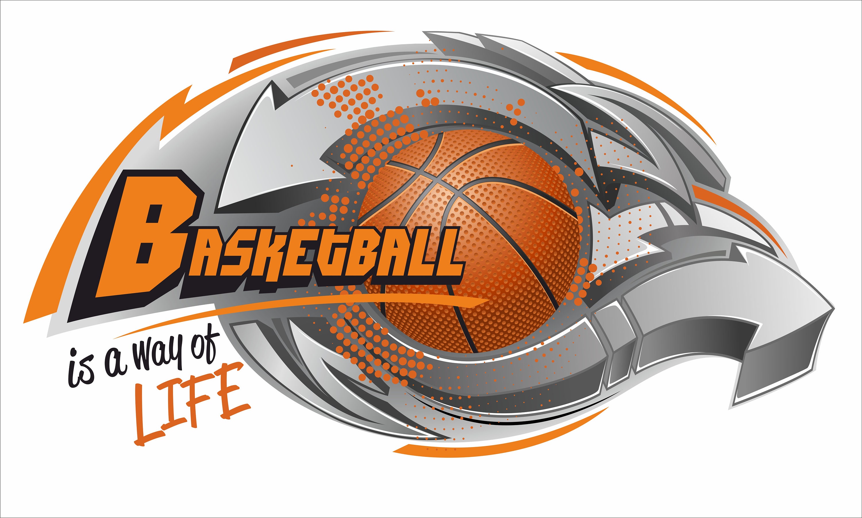 Original Digital Graffiti Art Basketball Personalized Wall | Etsy