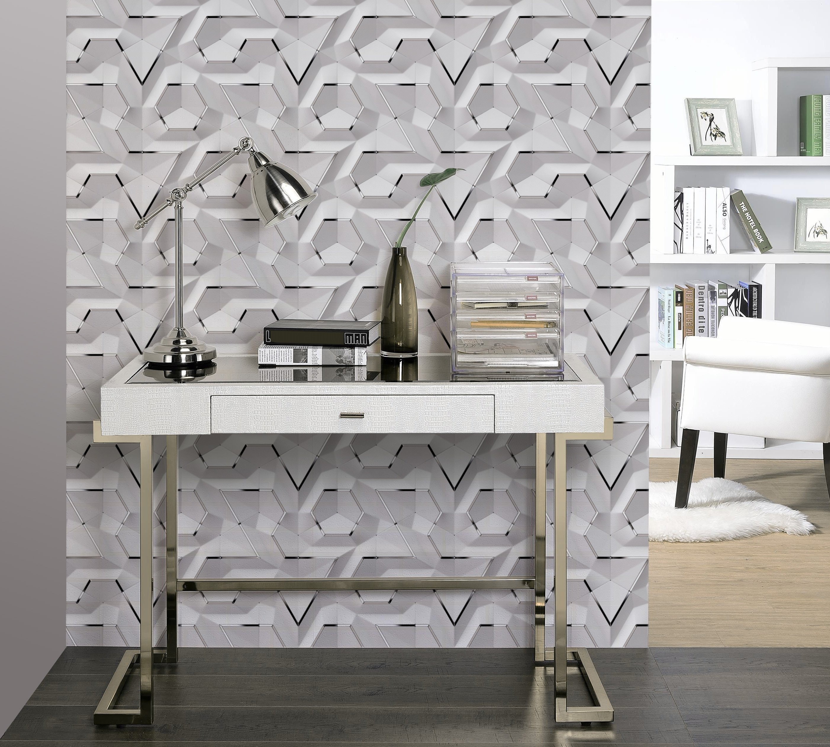 Repositionable Removable Wallpaper, Peel & Stick Wallpaper, Modern ...