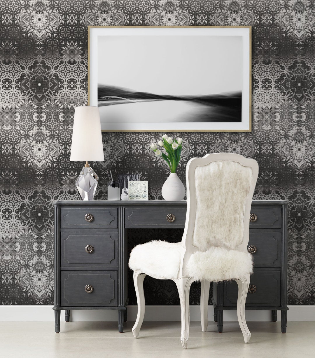 Retro Repositionable Wallpaper, Peel & Stick Wallpaper, Self Adhesive ...