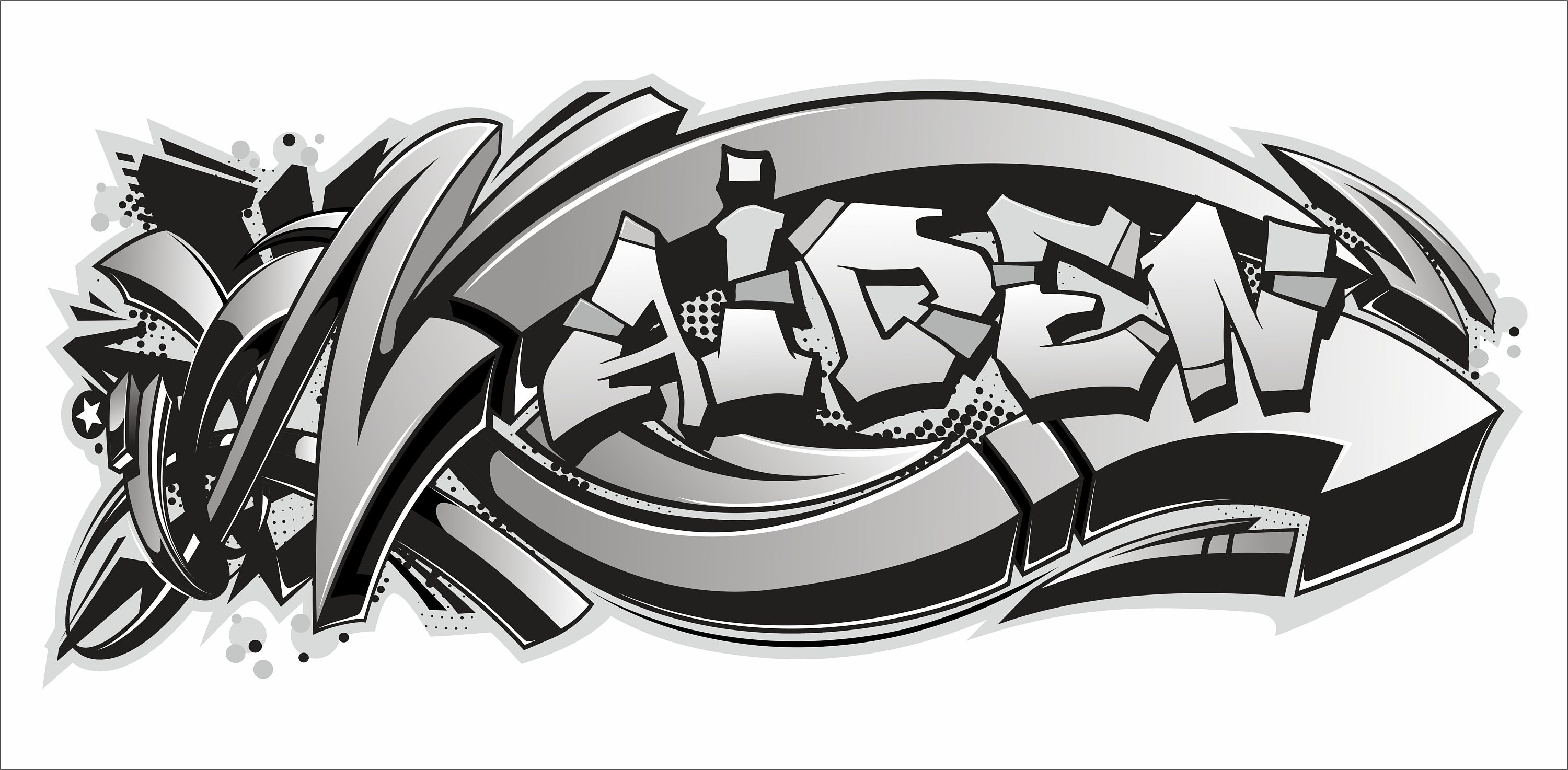 Graffiti Art Personalized Name Repositionable Wall Decal - Etsy