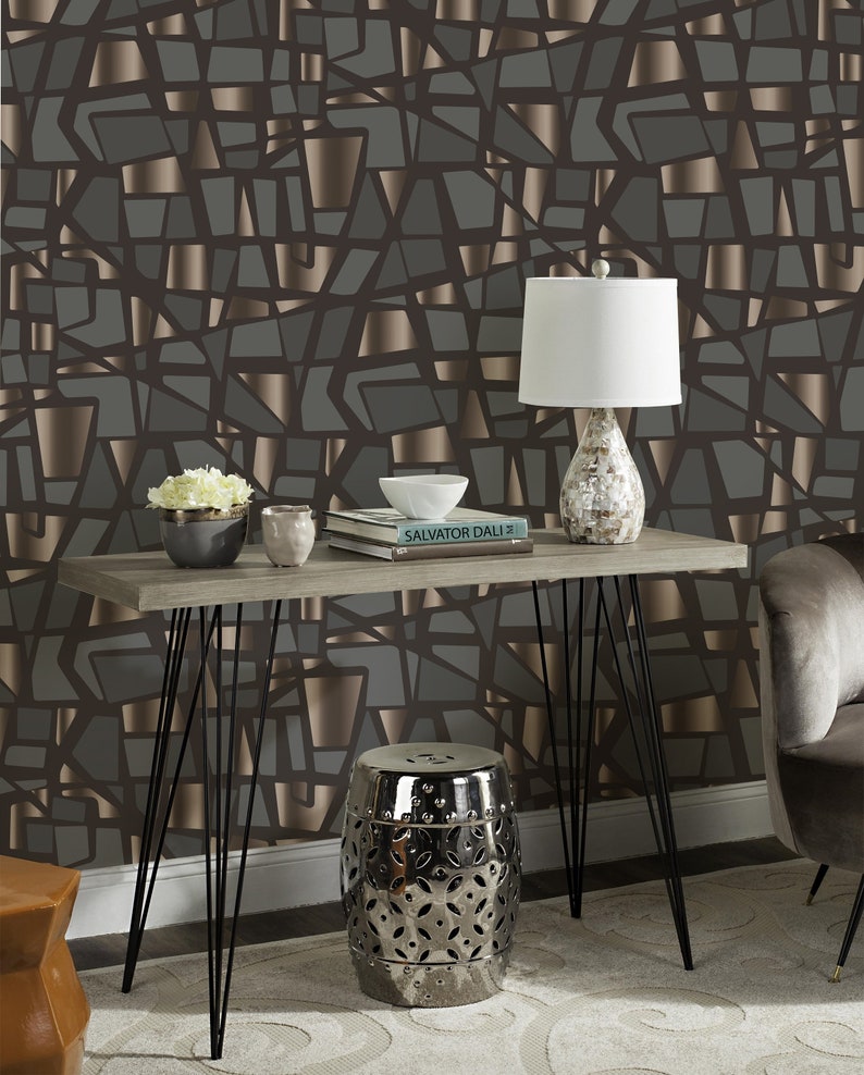 Repositionable Removable Wallpaper, Peel & Stick Wallpaper, Modern ...