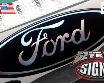GEL COATED Ford emblem overlays 6.7L Powerstroke Scorpion 3M™ | Etsy