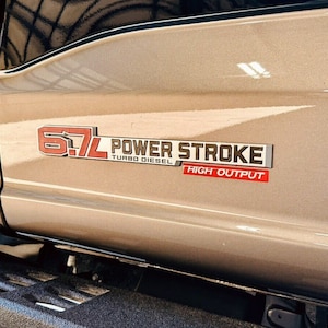 3 HIGH OUTPUT 3D Gel Badges Emblem (compatible With Super Duty 6.7 ...