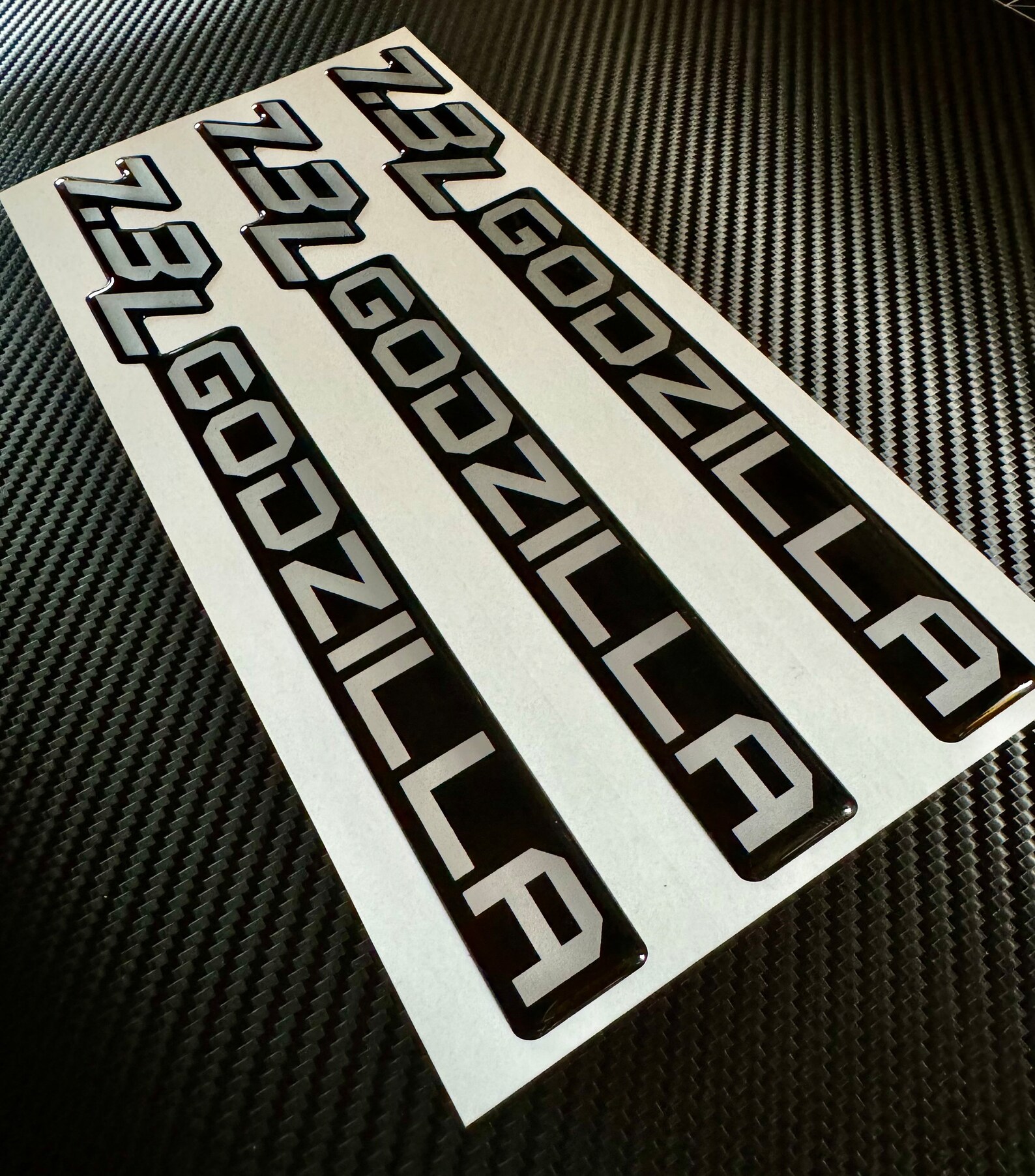 Set of (3)gel-coated 7.3L GODZILLA Badge Ford Super Duty Tremor F250 ...