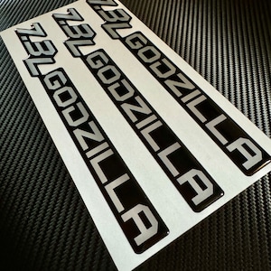 Set of (3)gel-coated 7.3L GODZILLA Badge Ford Super Duty Tremor F250 ...