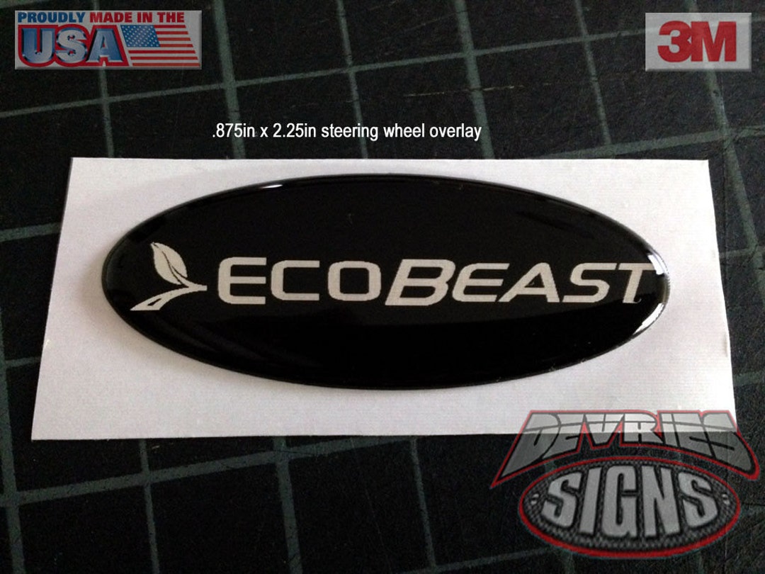 Gel Coated (domed) ECOBEAST Ford Emblem Overlays: F-150,super Duty ...