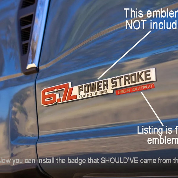 Powerstroke Emblem - Etsy