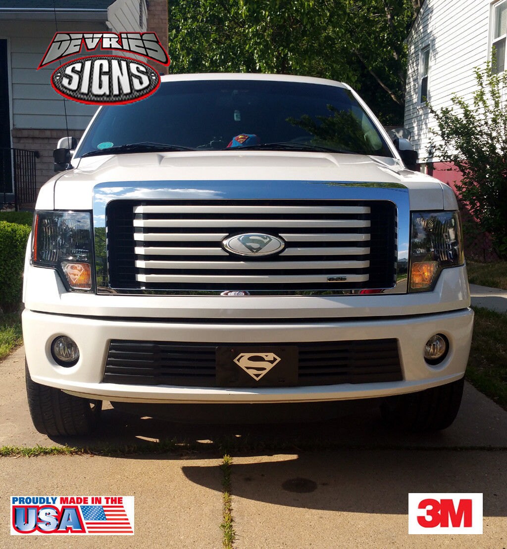 Gel Coated Superman Ford Emblem Overlays 3M™ F-150 Super Duty - Etsy