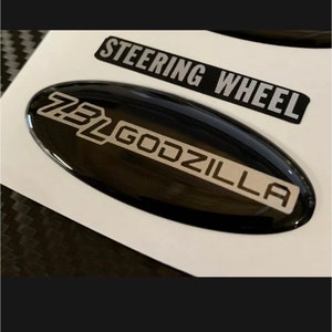 Set of (3)gel-coated 7.3L GODZILLA Badge Ford Super Duty Tremor F250 ...