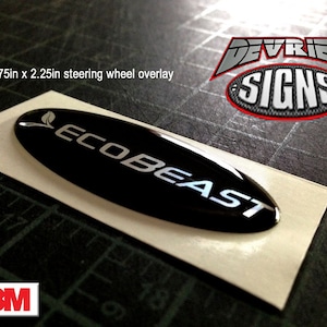 Gel Coated (domed) ECOBEAST Ford Emblem Overlays: F-150,super Duty ...
