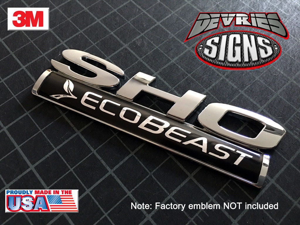 Uncoated Ford Ecobeast Ecobeauty or Twin Turbo: 2 Emblem - Etsy