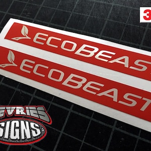 Uncoated Ford Ecobeast, Ecobeauty or Twin Turbo: (2) Emblem Ecoboost ...
