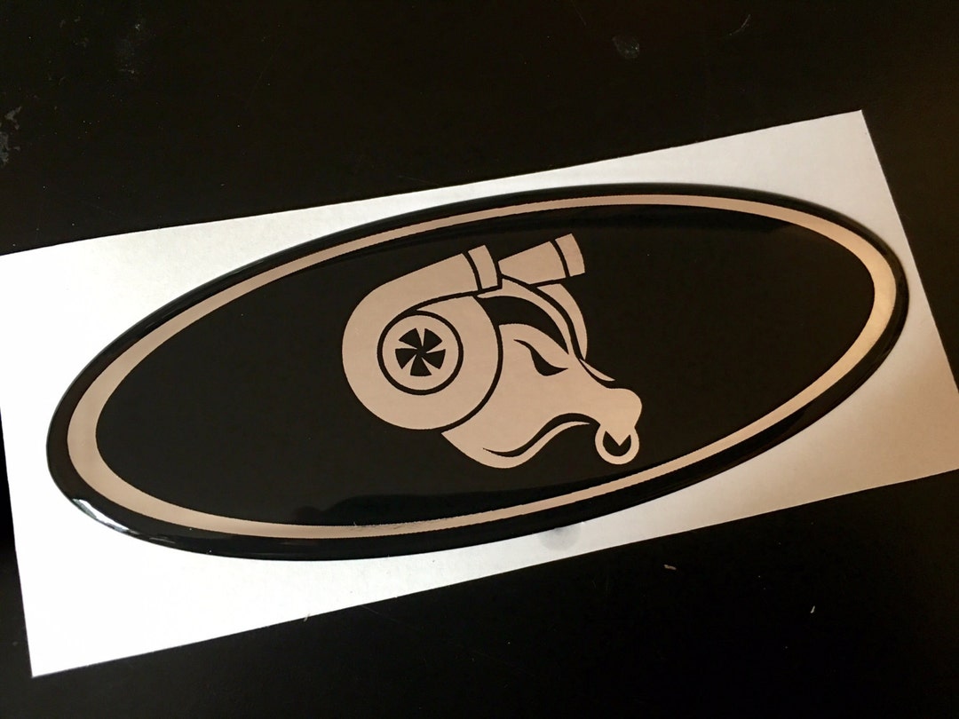 Gel Coated (domed) Taurus Bull & Turbo Emblem Overlays 3M™ Taurus SHO ...